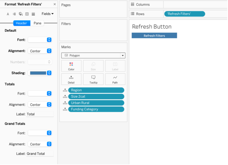 Create a Reset Button for Dashboard Filters & Sets ~ Kaleido Analytics